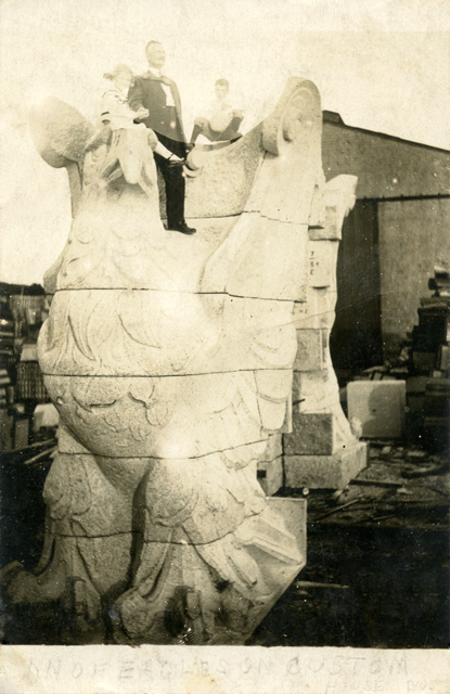 Rockport Granite Eagle for Boston’s Custom House Tower, c. 1914 ...